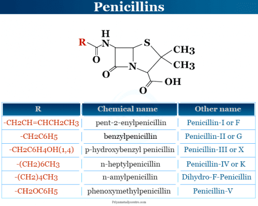 Penicillin - Types, Uses, Side effects